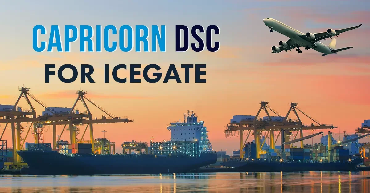 Digital Signature Certificate (DSC) for ICEGATE - Certificate.Digital